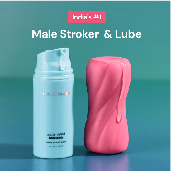 Toys For Men - Mens Stroker & Water Based Lube Combo Online I Leezu's