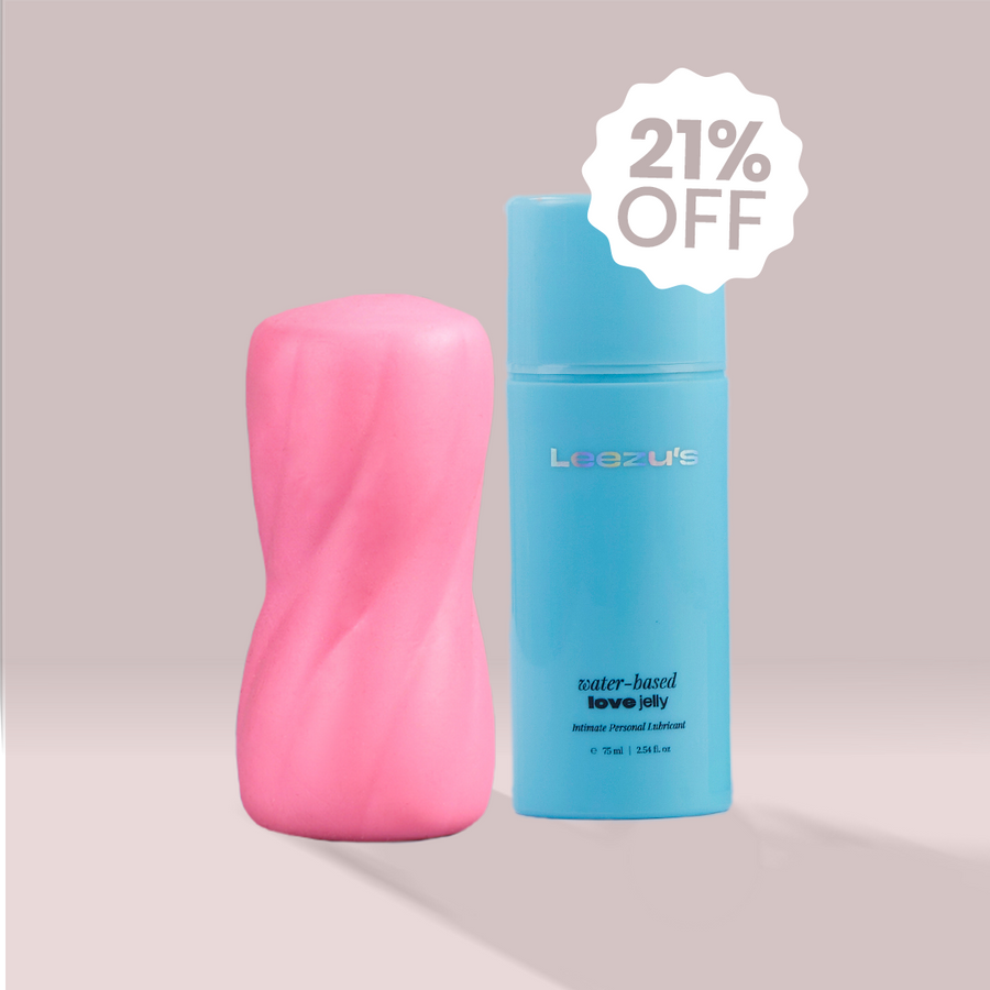 Toys For Men - Mens Stroker & Water Based Lube Combo Online I Leezu's
